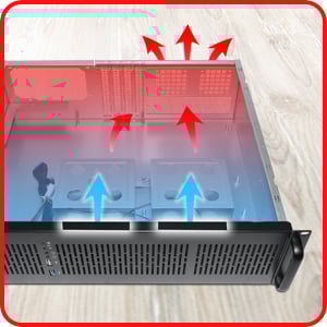 Rosewill 3U Server Chassis Rackmount Case, 6x 3.5" Bays, ATX Compatible ...