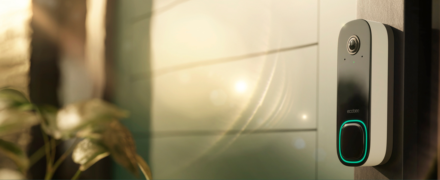 Ecobee Smart Video Doorbell Camera (Wired) - With Industry Leading HD ...