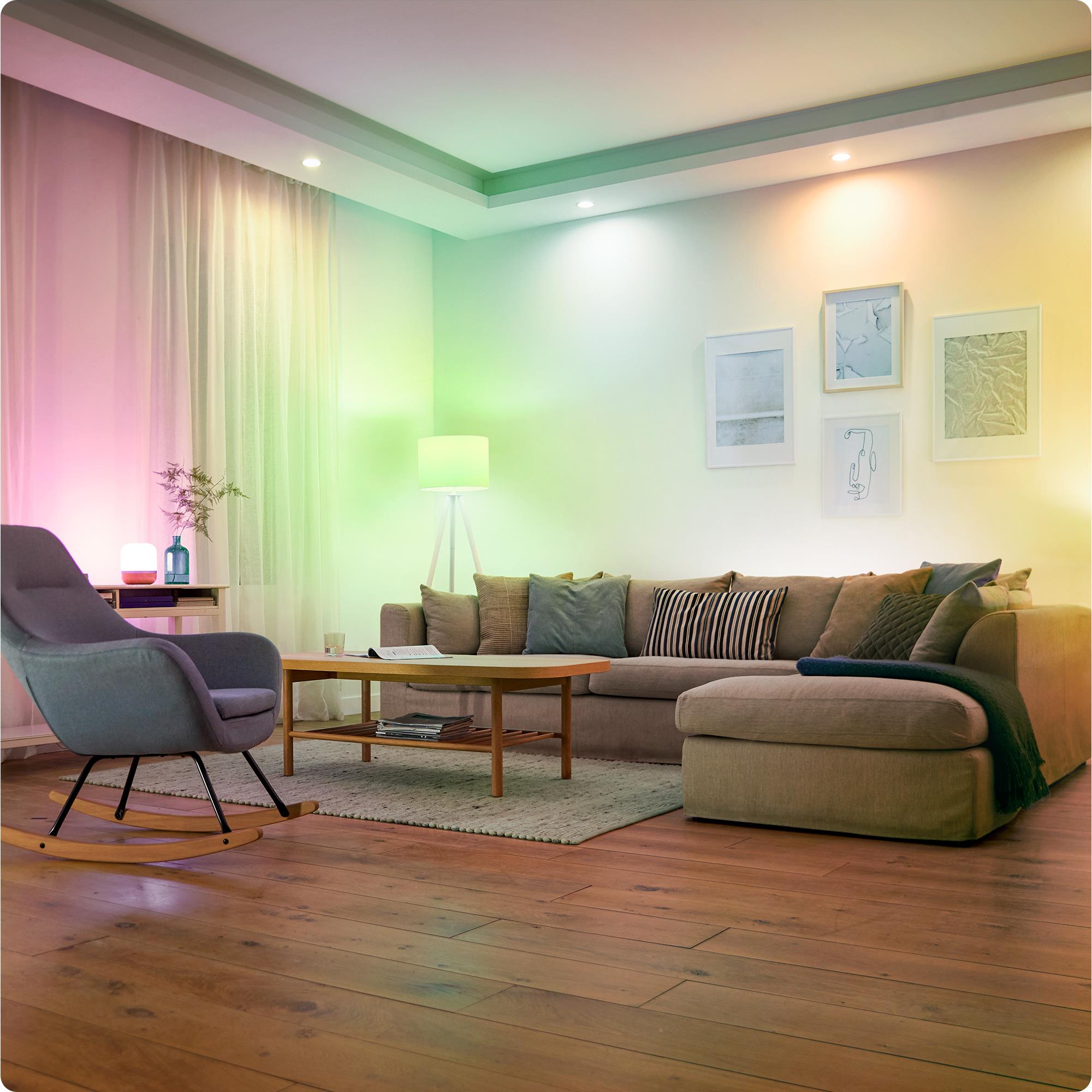 Wiz 603522 Candle B12 E12 Color 3.9W Wi-Fi Smart Bulb - Newegg.com
