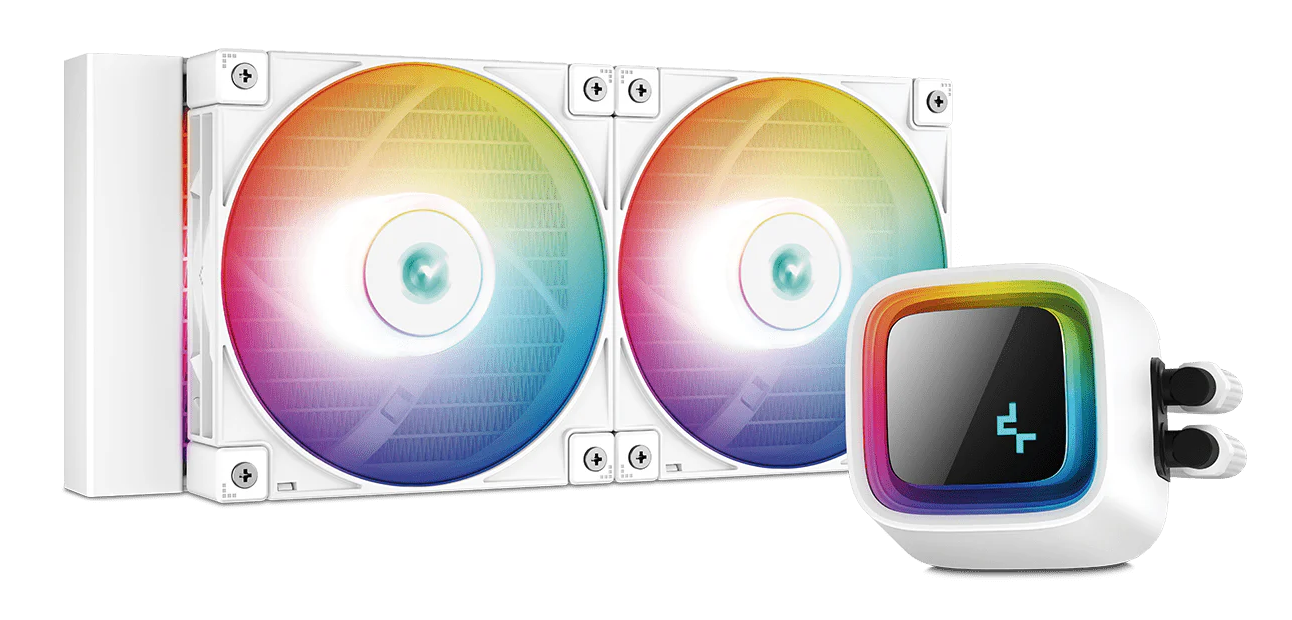 DeepCool LS520 WH Premium Liquid CPU Cooler, Intel LGA 1700/1200/115x ...