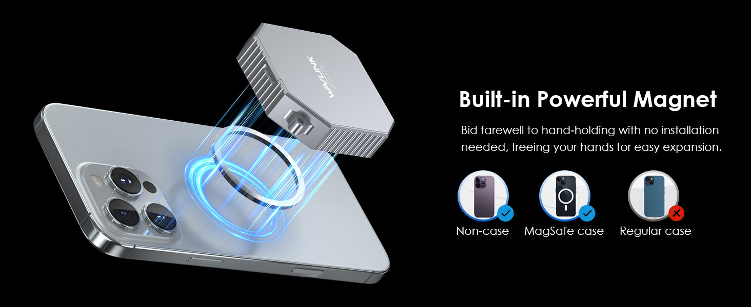 WAVLINK Magnetic M.2 2230 NVMe/SATA SSD Enclosure, 10Gbps USB C 3.2 ...