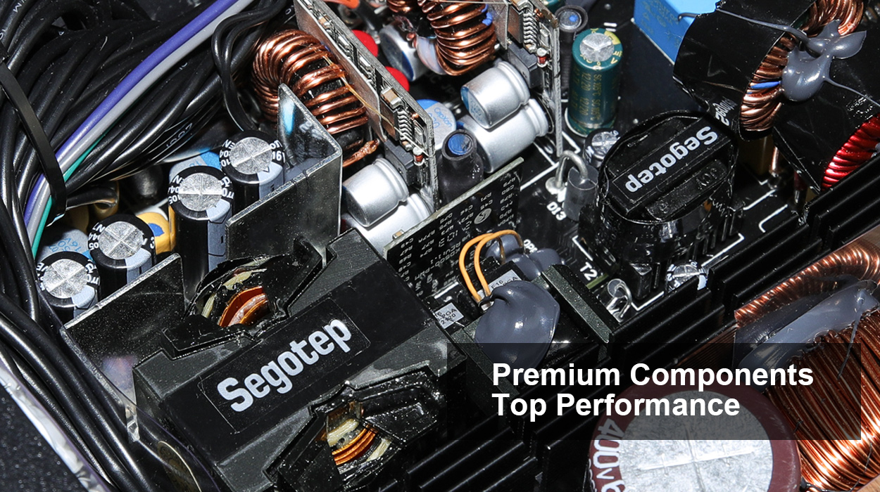 Segotep 1250W Power Supply Fully Modular 80+ Gold PSU with 140mm Dbb ...