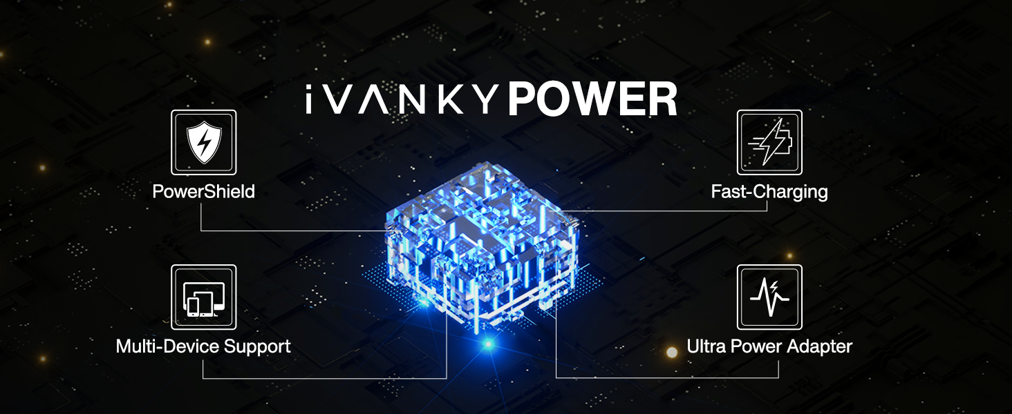 iVANKY FusionDock 1 Docking Station with 150W Power Adapter, 12-in-2 ...