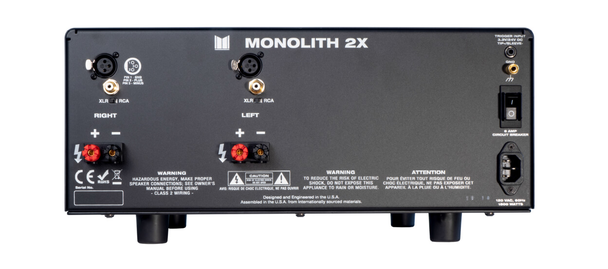 Monoprice Monolith Two-Channel Stereo Power Amplifier - Black With ...