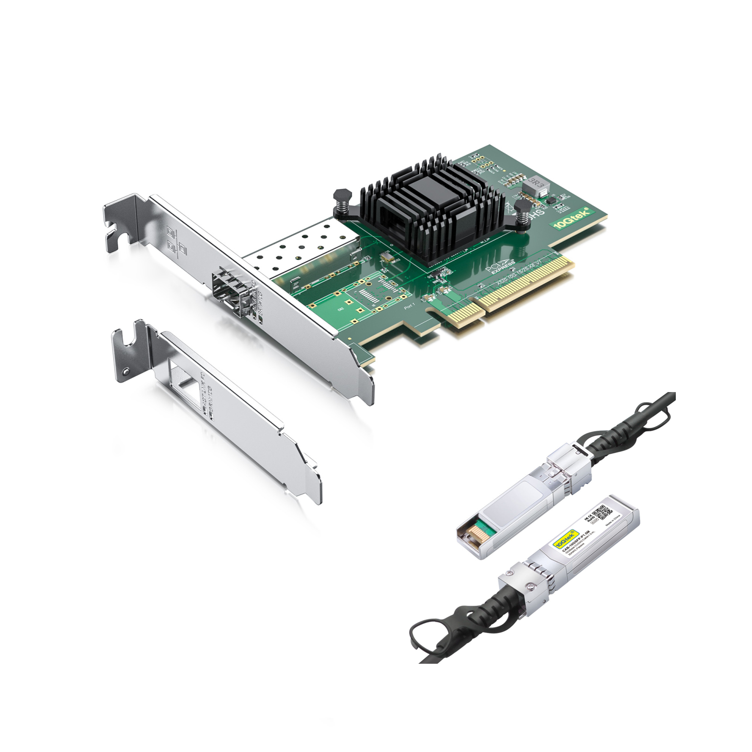 10Gb Ethernet Network Card, with Broadcom BCM57810S PCIe X8 Card Dual ...