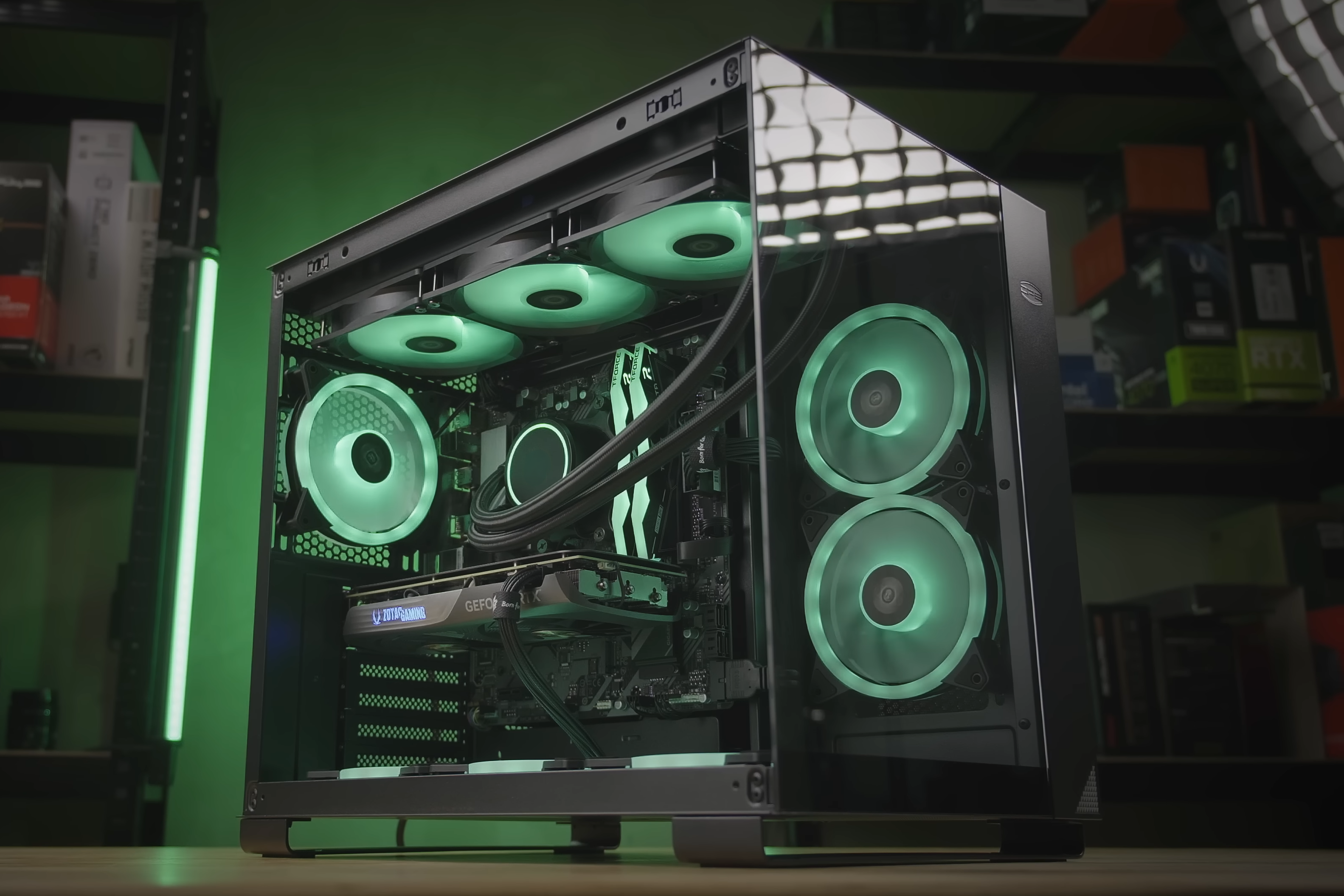 PCCOOLER CPS C3 T500 ARGB BK PC Case, Dual-Chamber Mid-Tower PCCOOLER CPS C3 T500 ARGB BK PC Case, Dual-Chamber Mid-Tower