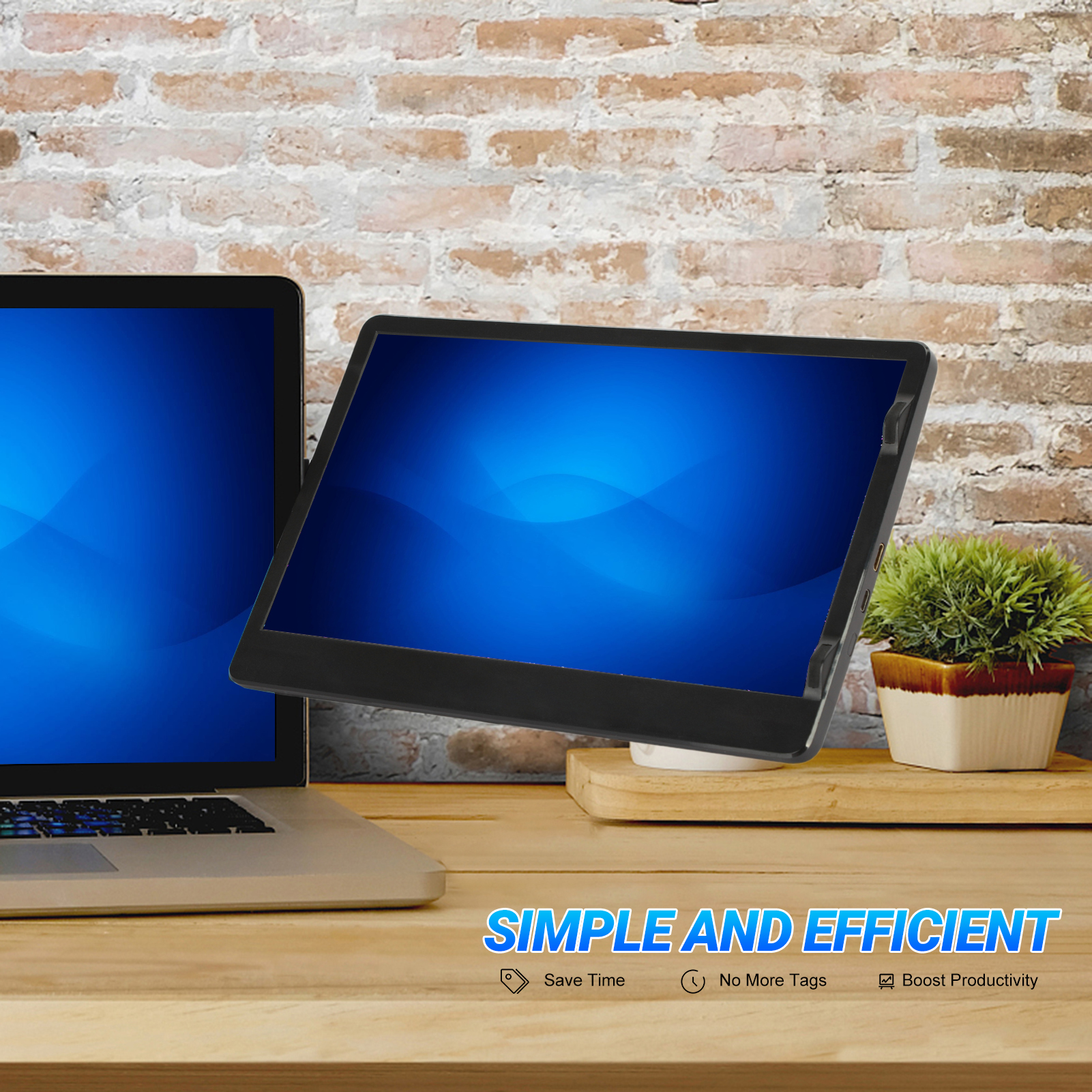 11.6 Inch EM116 Game Monitor Portable HDMI-compatible USB-C 1366x768 TN ...