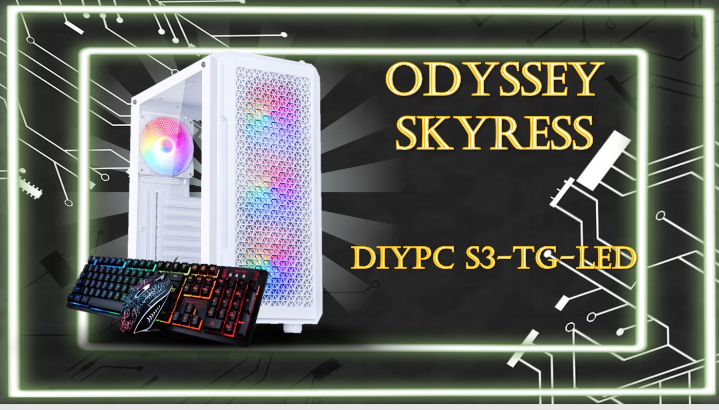 Odyssey Skyress Custom Gaming PC, RGB LED Fans, Intel Core i5 3.2GHz ...
