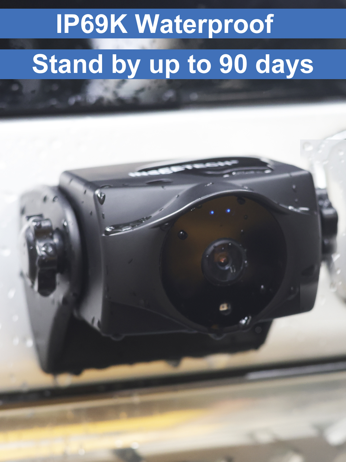 720P WiFi Magnetic Hitch Wireless Backup Camera, 90 Days Standby ...