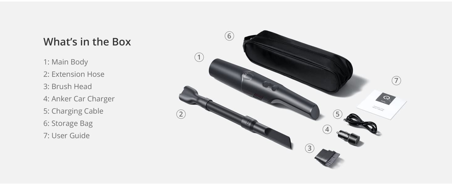 eufy Clean HomeVac H20, Cordless Handheld Car Vacuum Cleaner, 40 AW ...