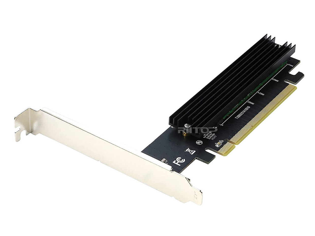 NVMe to PCIe Adapter x16, RIITOP M.2 NVMe SSD to PCI-e 3.0 x16 Card ...