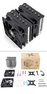 Thermalright Peerless Assassin 120 CPU Air Cooler, 6 Heat Pipes, Dual 120mm TL-C12 PWM Fan ...