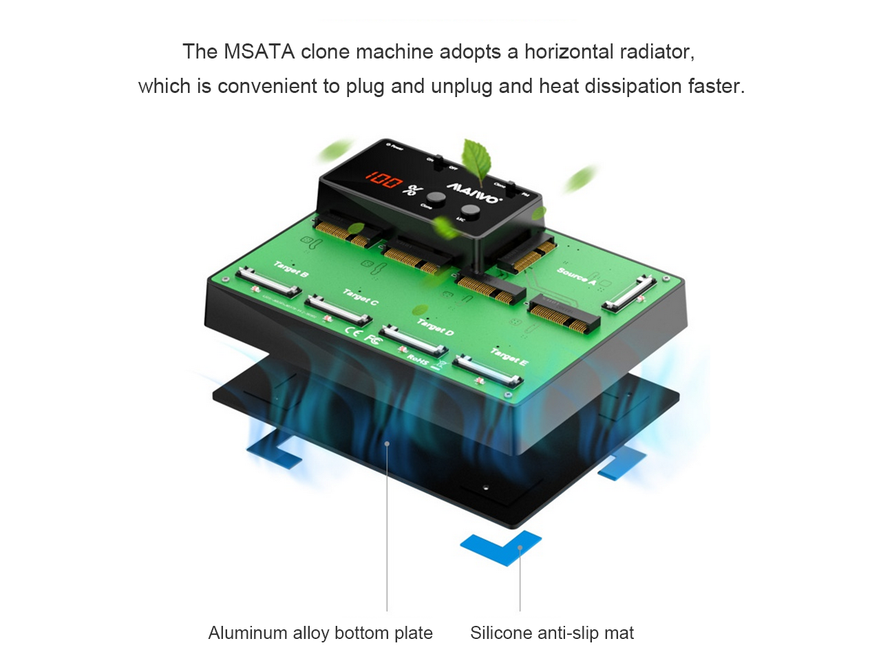 K3015 5 Bay mSATA SSD Duplicatorundefined