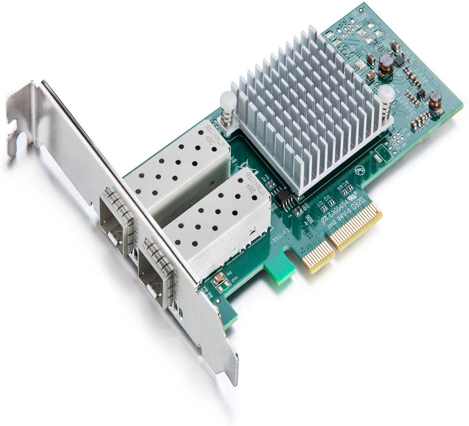 1.25G NIC Network Interface Card Dual RJ-45 Ports PCIe1.0, x1 Lane with ...