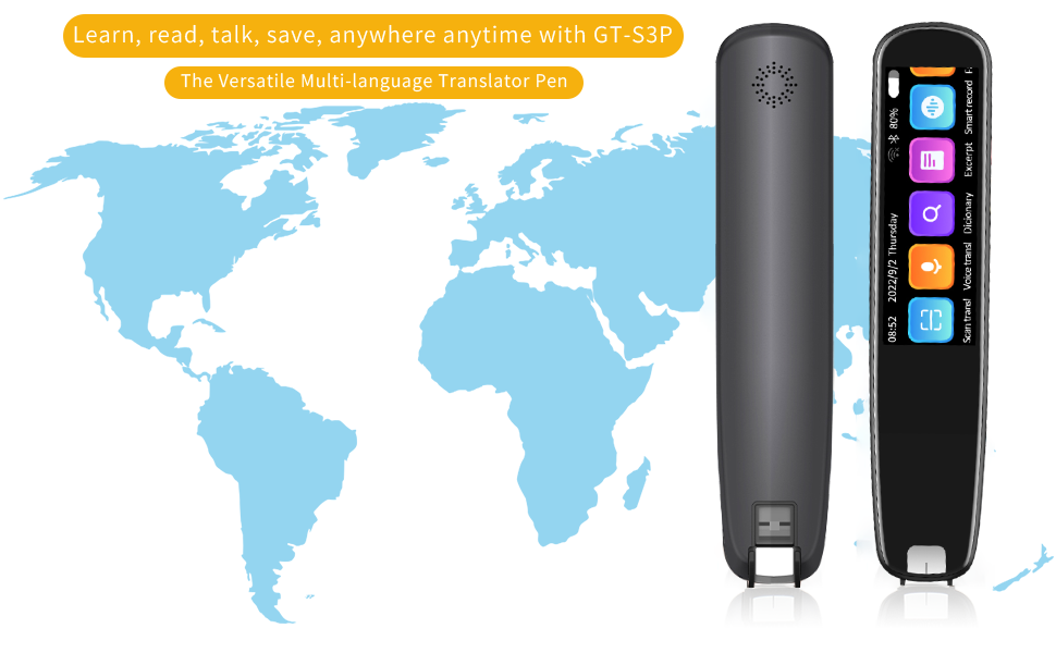 Upgraded Translation Pen Scanner, Text to Speech Device, OCR Digital ...