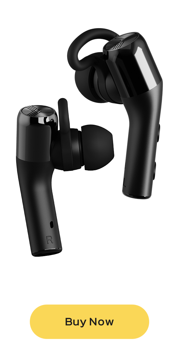 Treblab X3 Pro - True Wireless Earbuds with Earhooks - 45H Battery Life ...