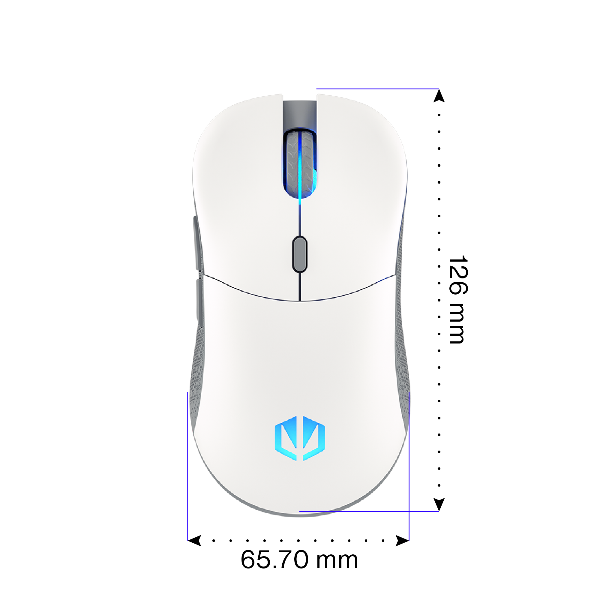 ENDORFY Gem Plus Wireless OWH PAW3395, Ultralight, White Gaming Mouse ...