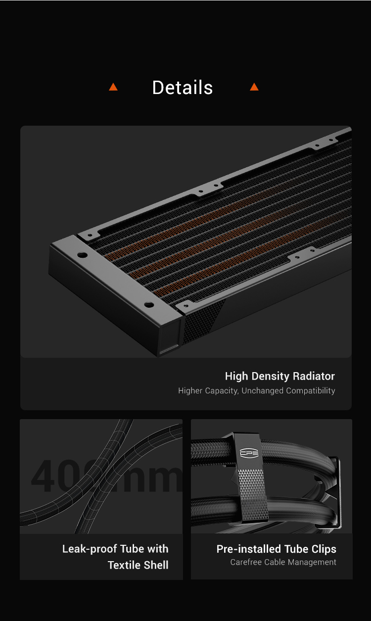 PCCOOLER CPS DA360 Pro ARGB Digital BK AIO CPU Liquid Cooler, 270° Rotatable Digital Display ...