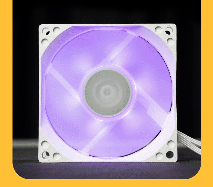 Mechanical Master 8025 80mm Fan ARGB PWM temperature controlled speed ...