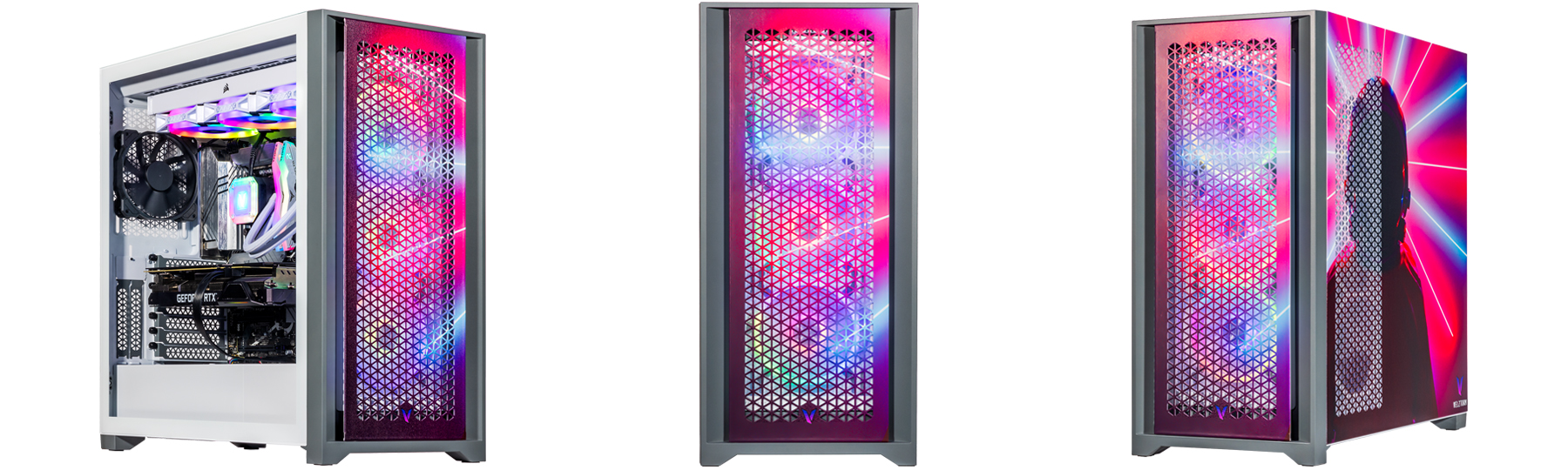 Velztorm Astral Custom Art Design Gaming Desktop PC Purple Edition ...