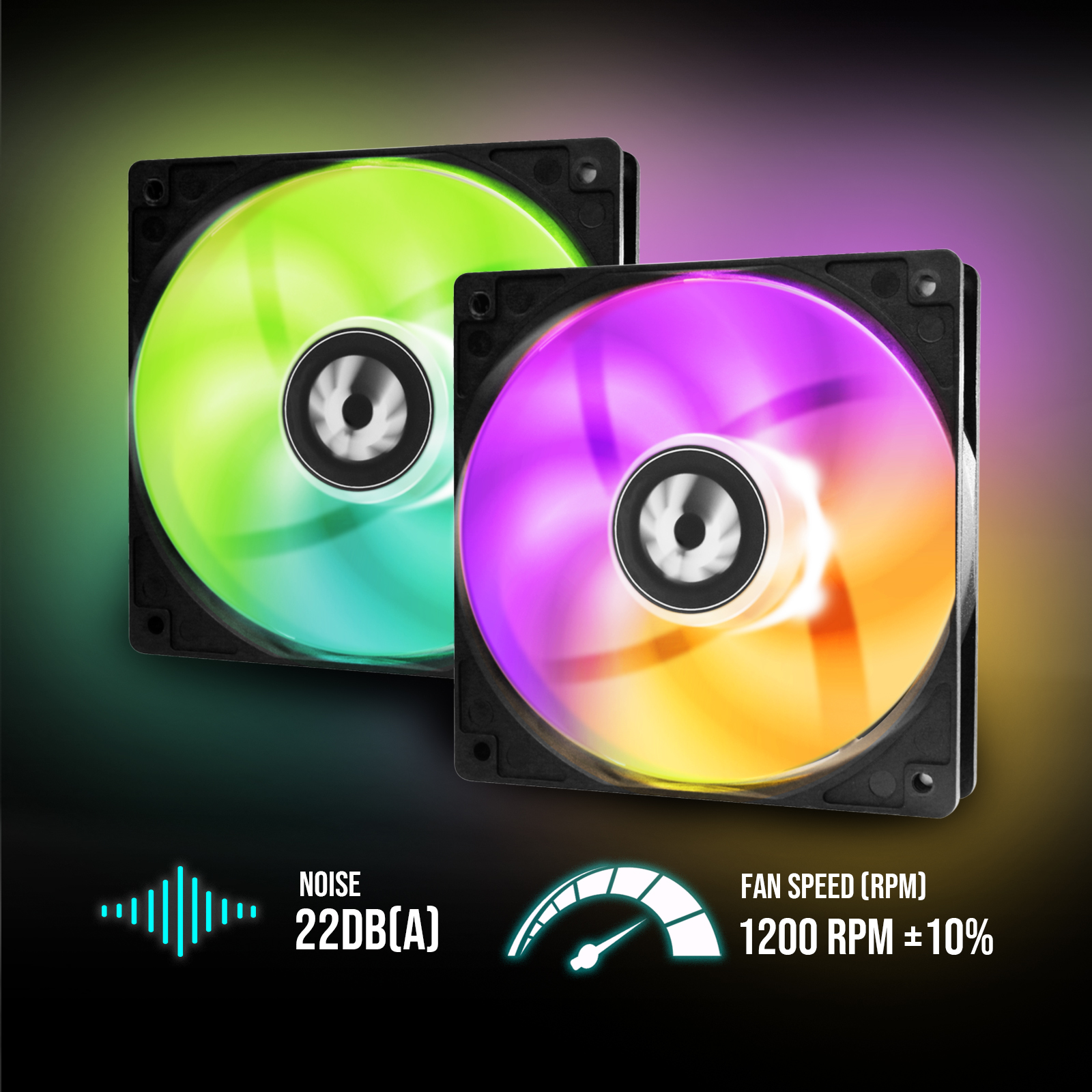 BitFenix Spectre Digital ARGB (3 pin 5V) PC Gaming Silent Fan – 120mm ...