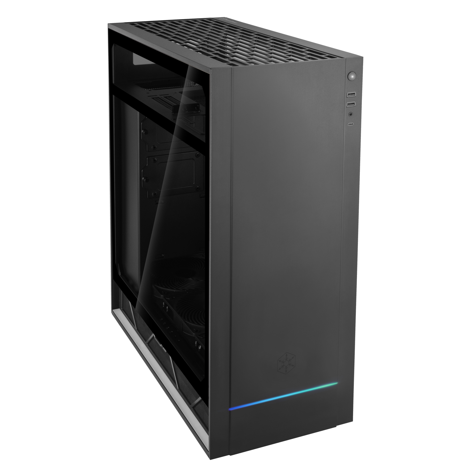 Silverstone ALTA F1 Stack effect design ATX tower with aluminum shell ...