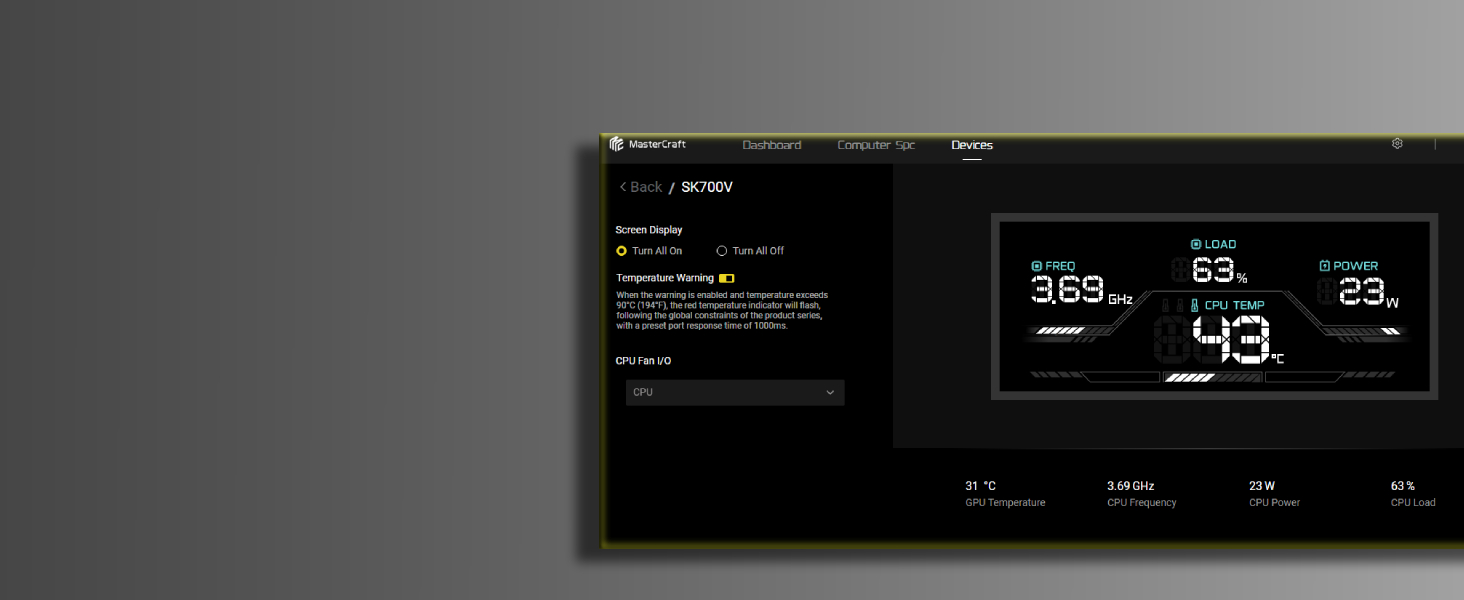 Sudokoo SK700V AM5-Designated CPU Air Cooler, Single Tower, 7 Heatpipes ...