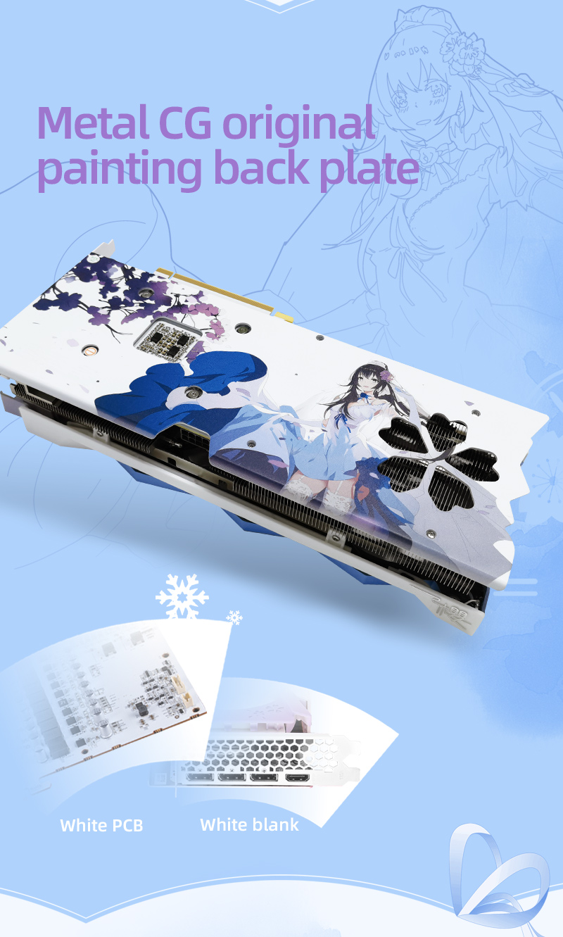 Yeston Sakura GeForce RTX 4070 12GB GDDR6X PCI Express 4.0 Video Card ...