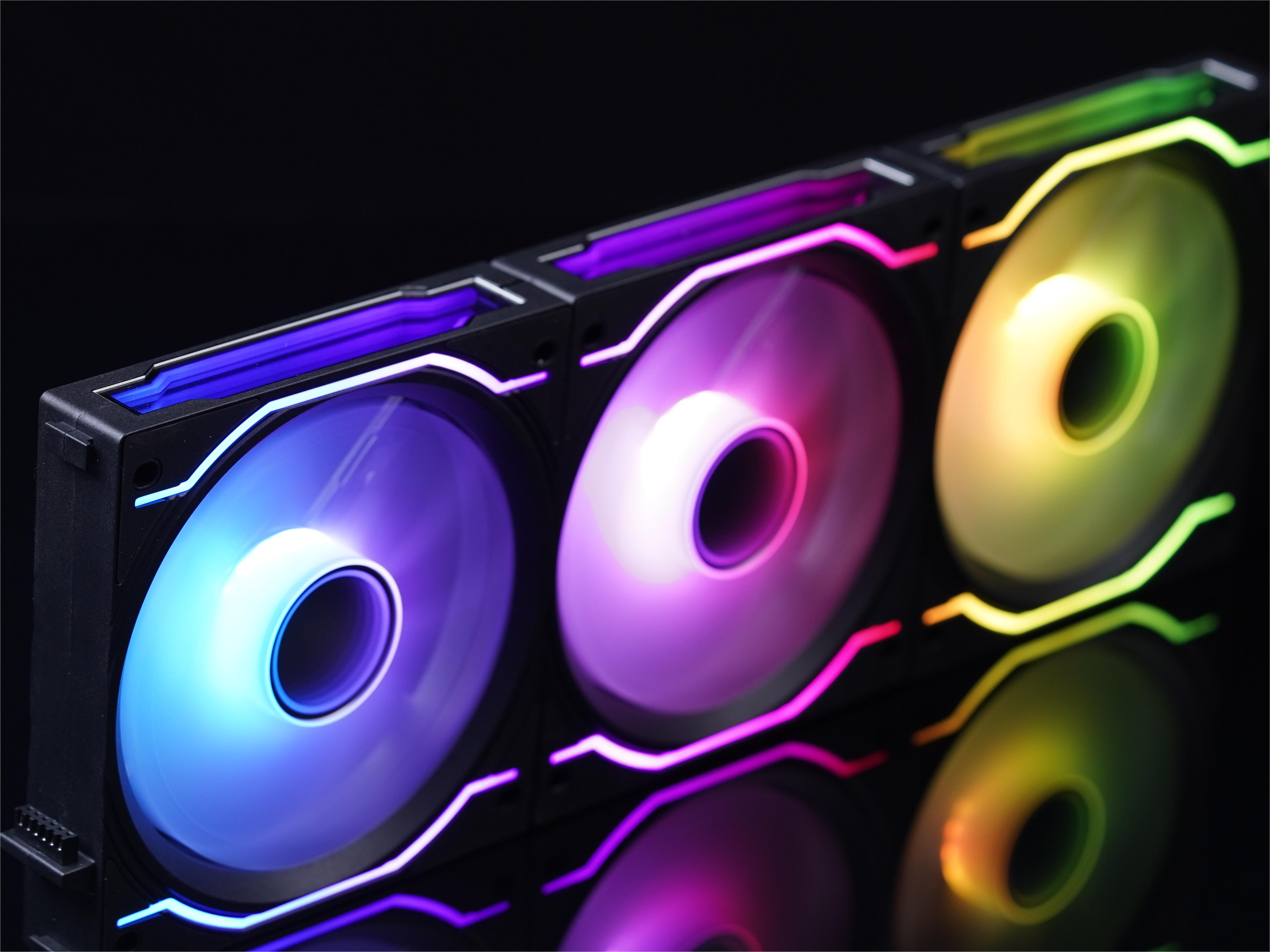 SAMA XE120 White ARGB Fan 5V 3Pin 120mm Performance Mirror Cooling Fan ...