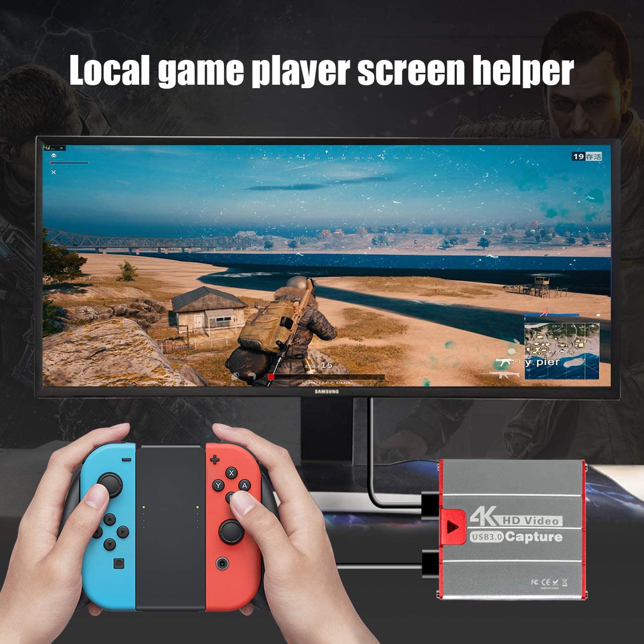 Mirabox 4K Video Capture Card, HSV3202 HDMI to USB3.0 Capture with 4K ...