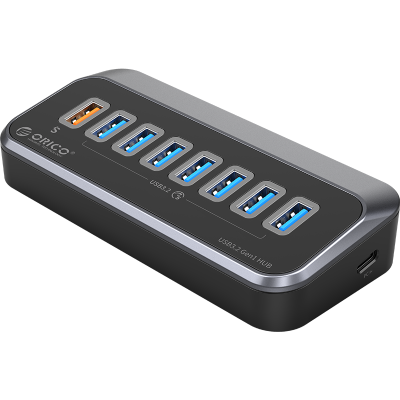 ORICO 4 Port USB 3.2 HUB Type USB C Splitter With 5V2A Type C Power ...