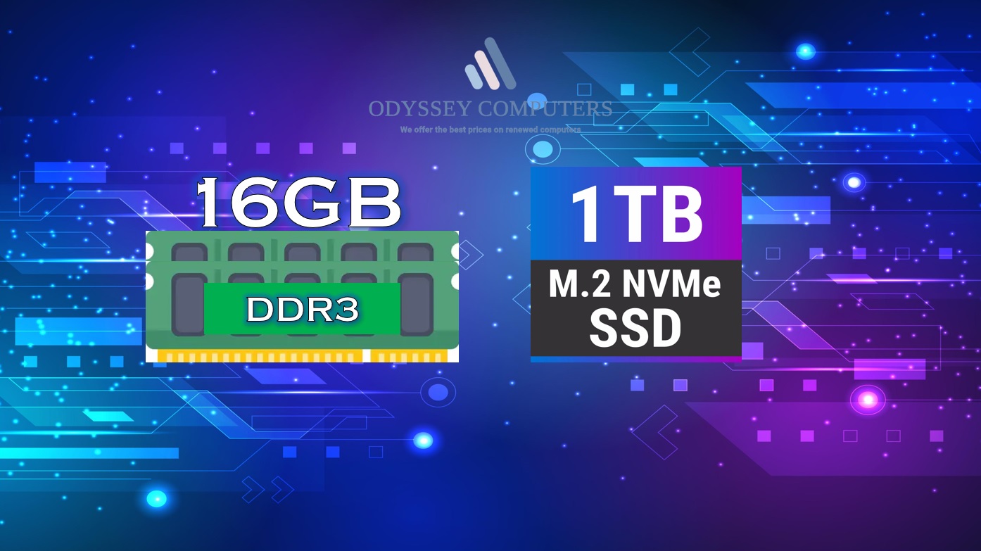 Odyssey Essentials 2025 Mid Tower Custom Gaming PC, Intel Core i5-4570 ...