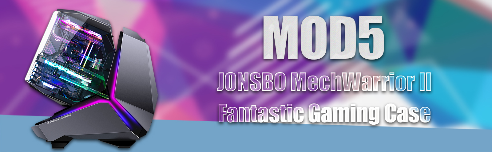 JONSBO MechWarrior MOD-5 Gaming Computer Case Support ATX Motherboard ...