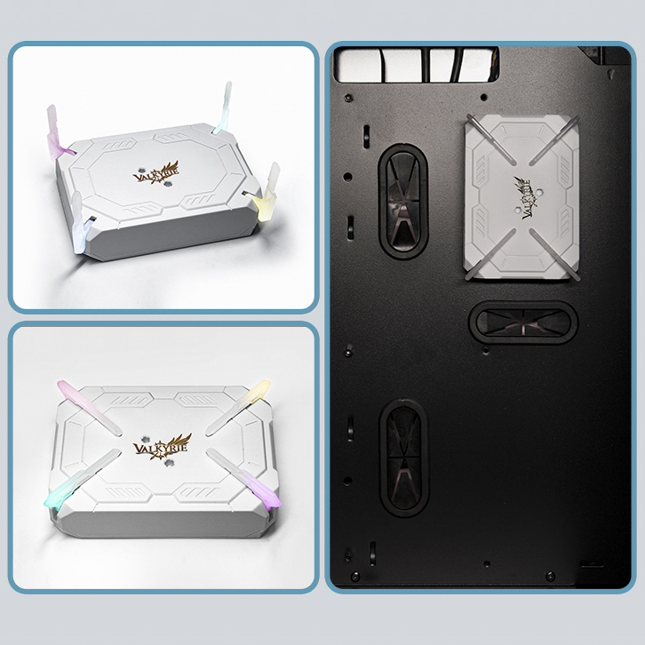 VALKYRIE C360-RGB IP White All-in-One Liquid CPU Cooler, 3*120mm ARGB ...