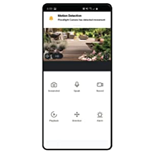 Home Zone Security Triple Head Floodlight Camera Smart 2.4 GHz 1080P ...