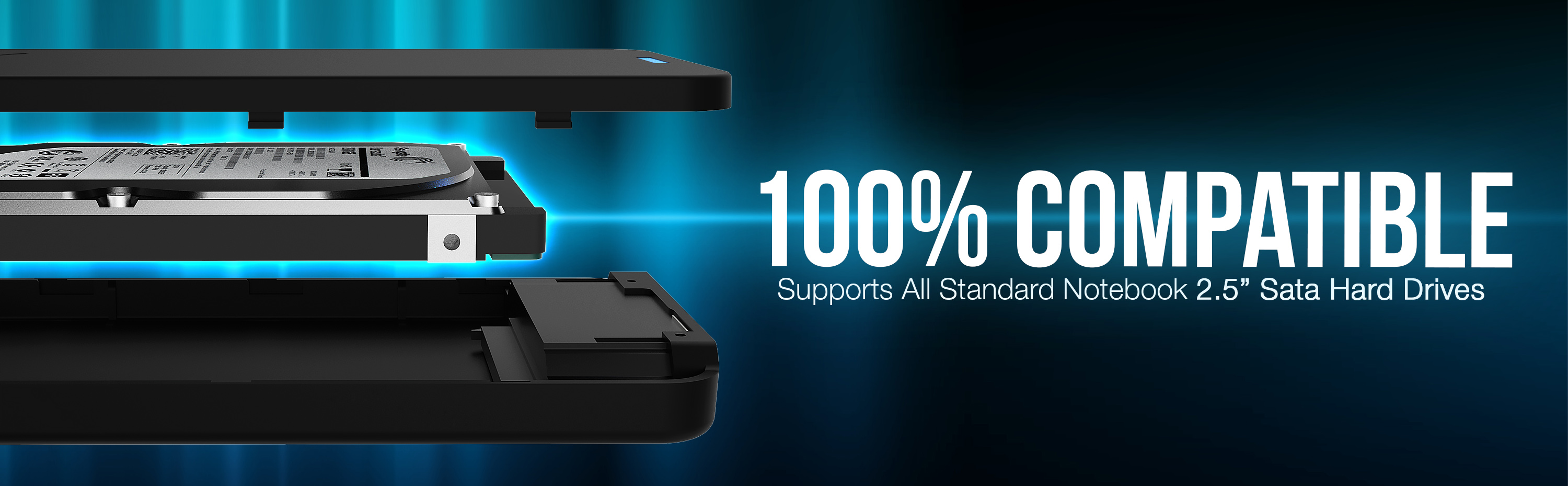 SABRENT 2.5-Inch SATA to USB 3.0 Tool-Free External Hard Drive ...