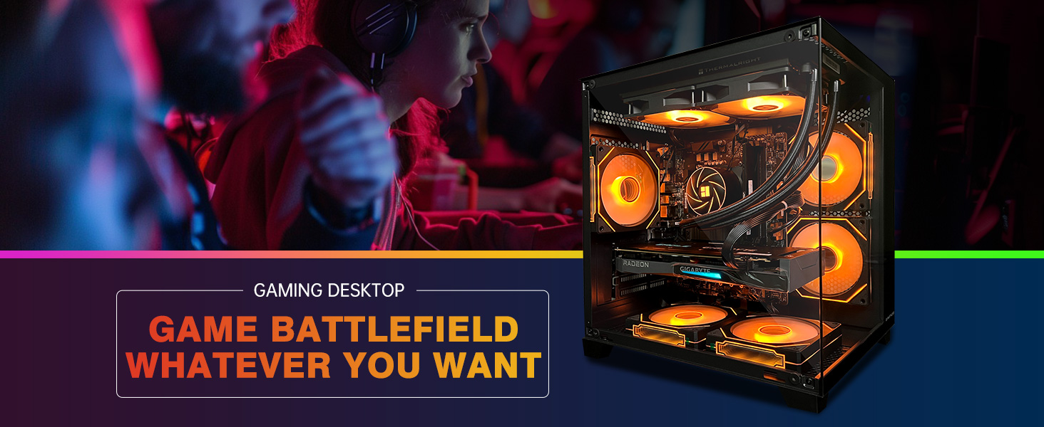 AOACE Gaming Desktop Intel Core i5 12600KF (10 Core up to 4.9GHz),AMD ...