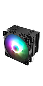 Vetroo V5 CPU Air Cooler w/ 5 Heat Pipes 120mm PWM Processor 150W TDP ...