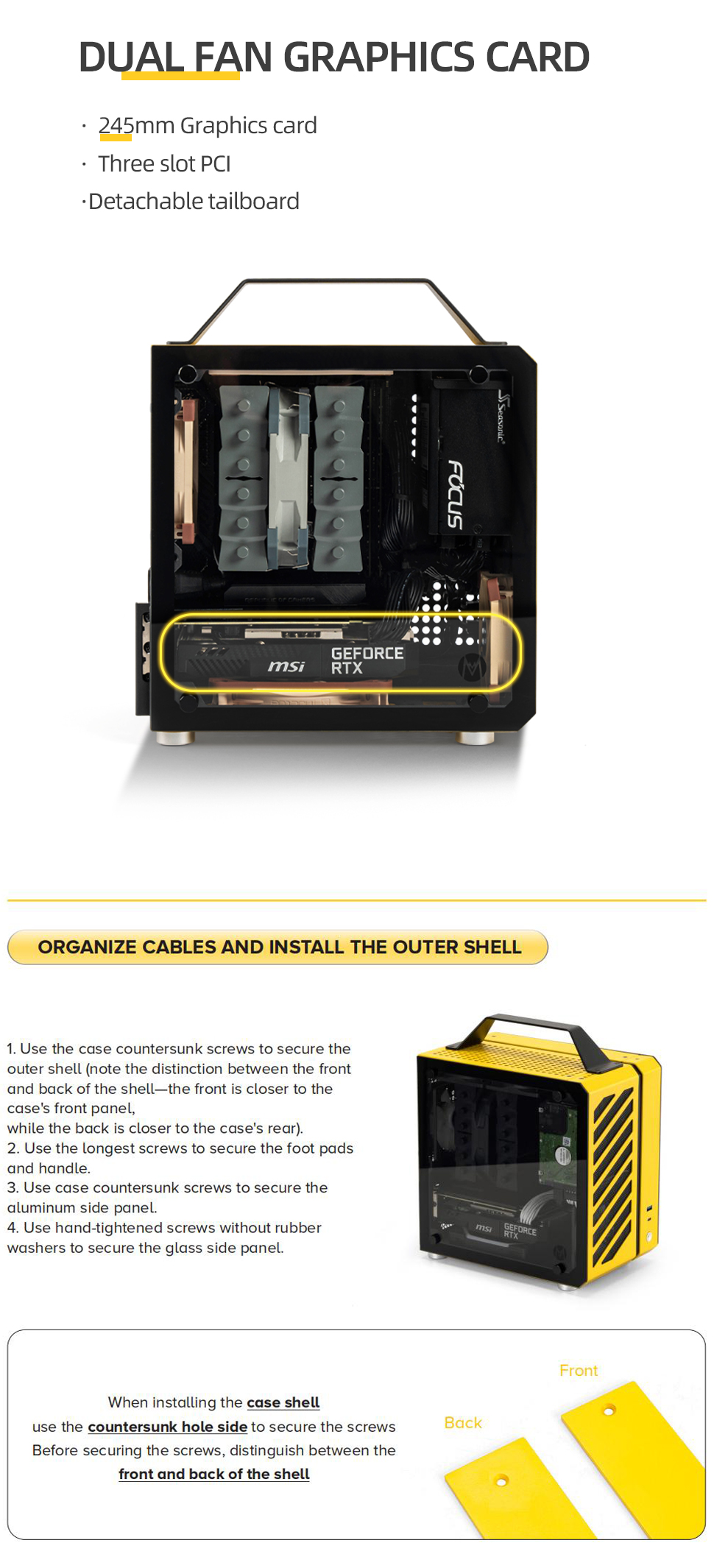 Mechanic Master C24 Small Cube Sugar Mini-ITX Chassis / Alumium / Steel ...