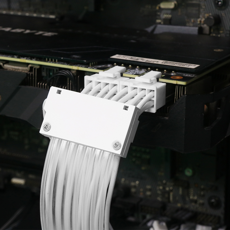 SAMA 2 pcs 8 Pin RGB CPU Extension Cable For PC Case PSU Power ...