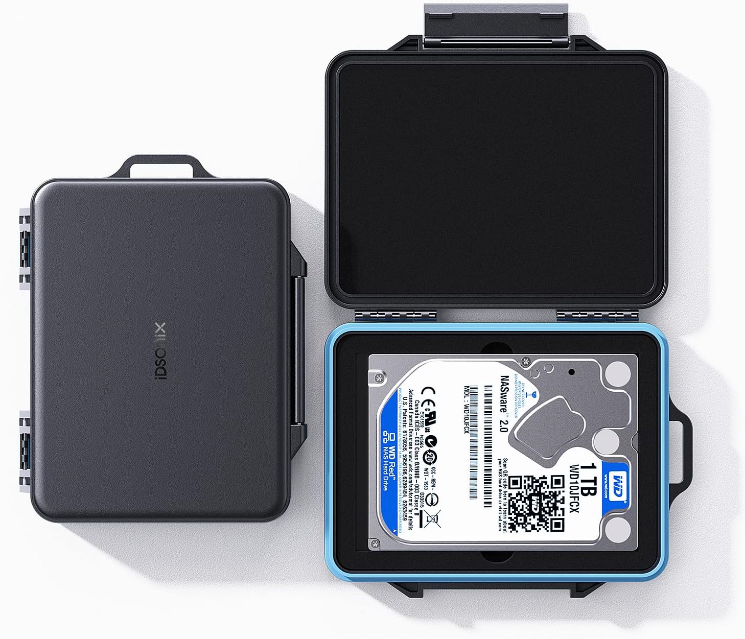 iDsonix Translucent 2.5 Inch Hard Drive Portable Carrying Case, 5 Pack ...