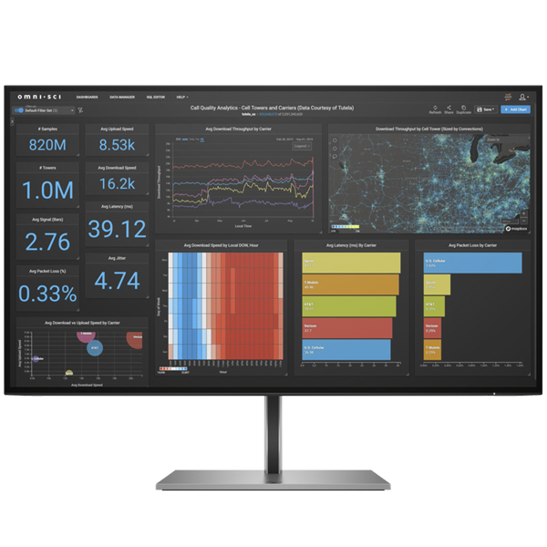 HP Z27Q G3 IPS QHD 16:9 Display 1C4Z7AA#ABA Bundle With Docztorm Dock ...