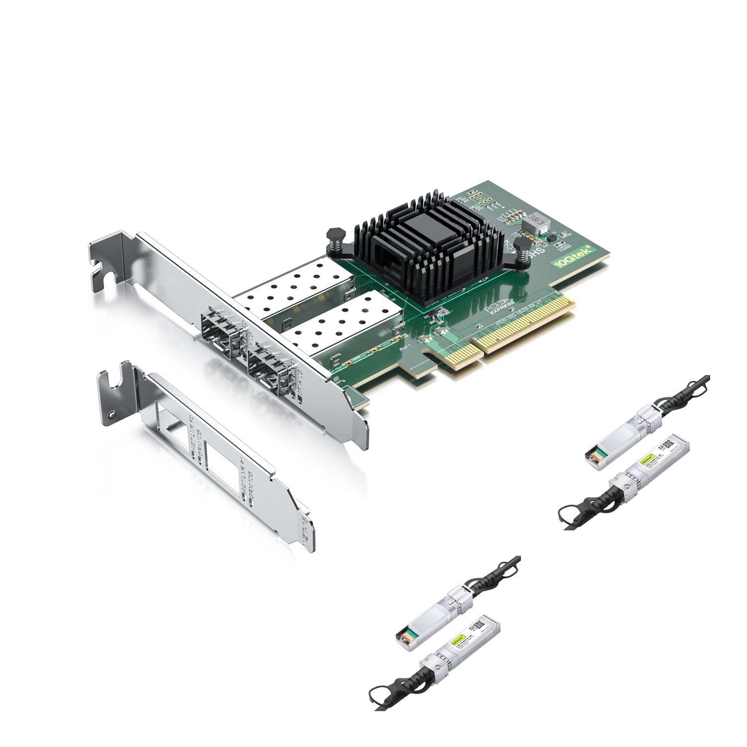 10Gb Ethernet Network Card, with Broadcom BCM57810S PCIe X8 Card Dual ...