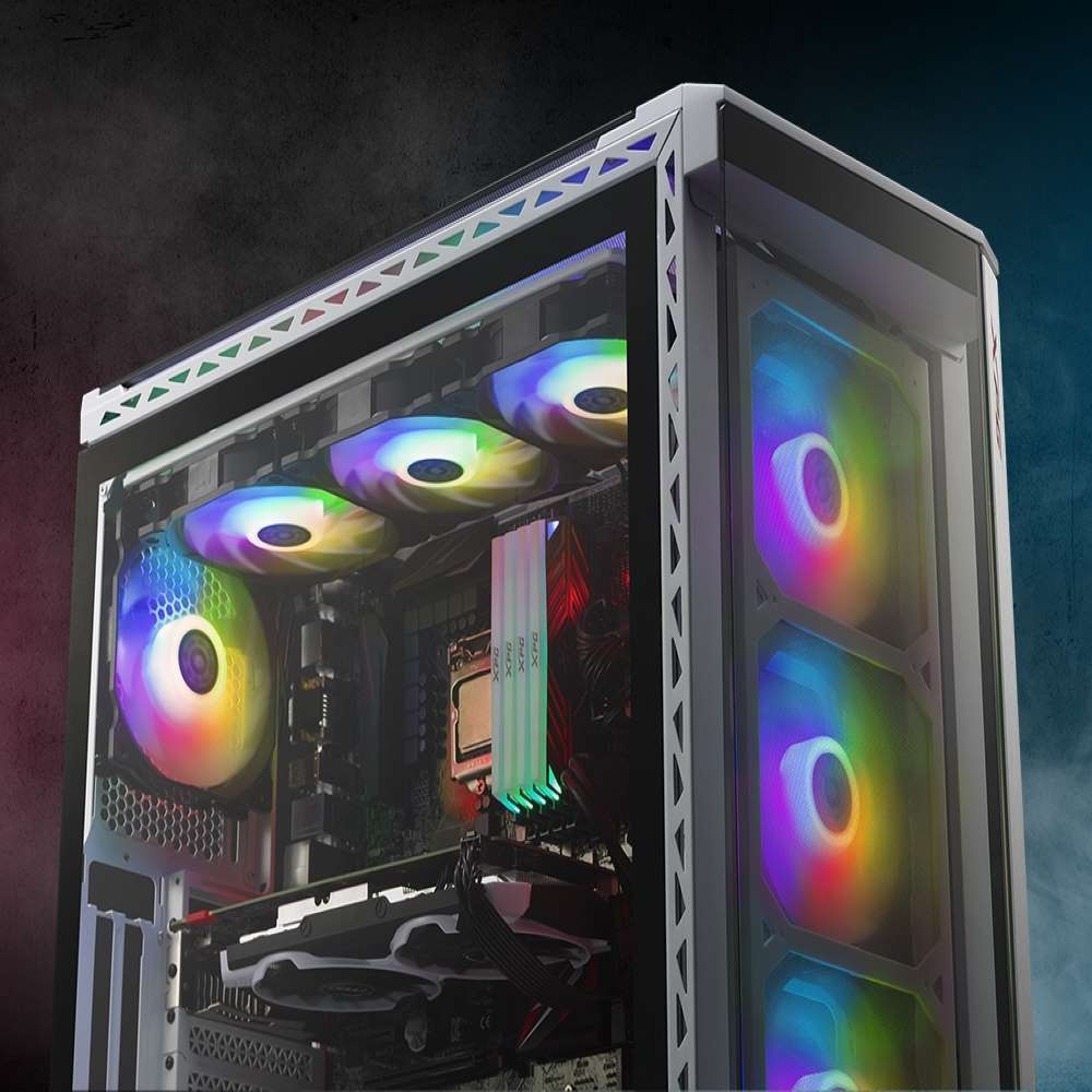 XPG VENTO 120 ARGB LED Case Fans 3 Pack | 45.3 CMF - 1200RPM | 3 PIN ...