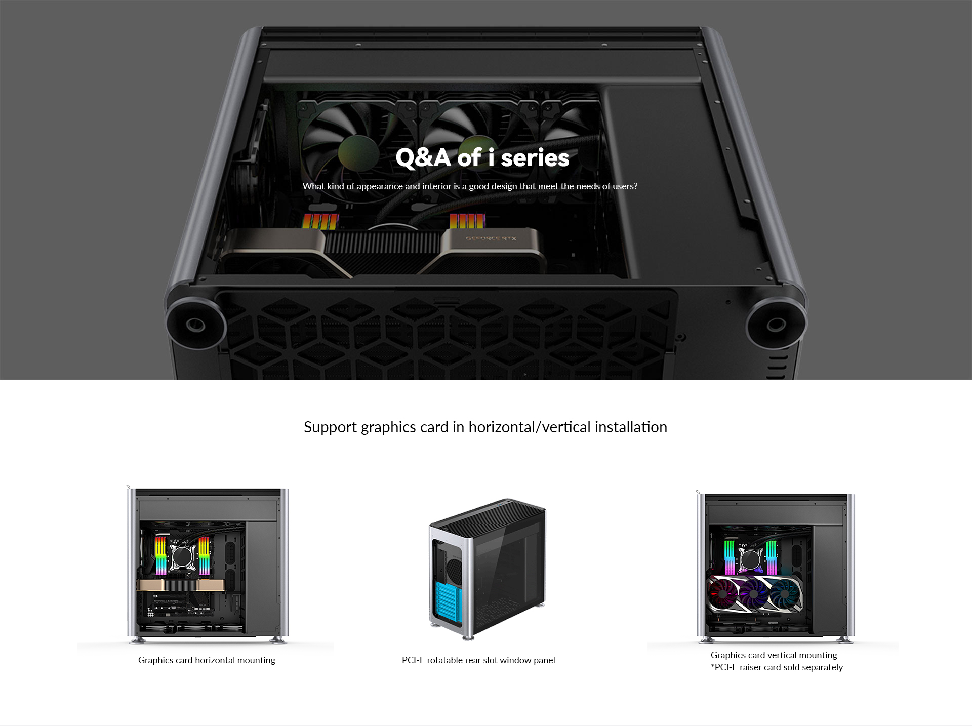 JONSPLUS i400 SG ATX Mid Tower Computer Case,Simplicity Design Glass ...