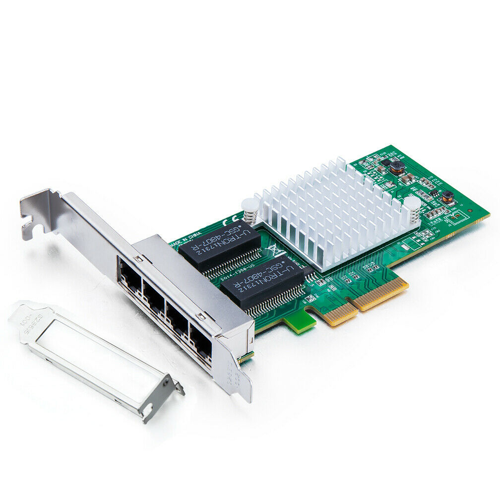 1.25G NIC Network Interface Card Dual RJ-45 Ports PCIe1.0, x1 Lane with ...