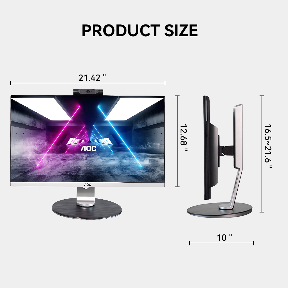 AOC All-in-One Business Desktop 23.8" FHD Display AMD R5 5600G ...