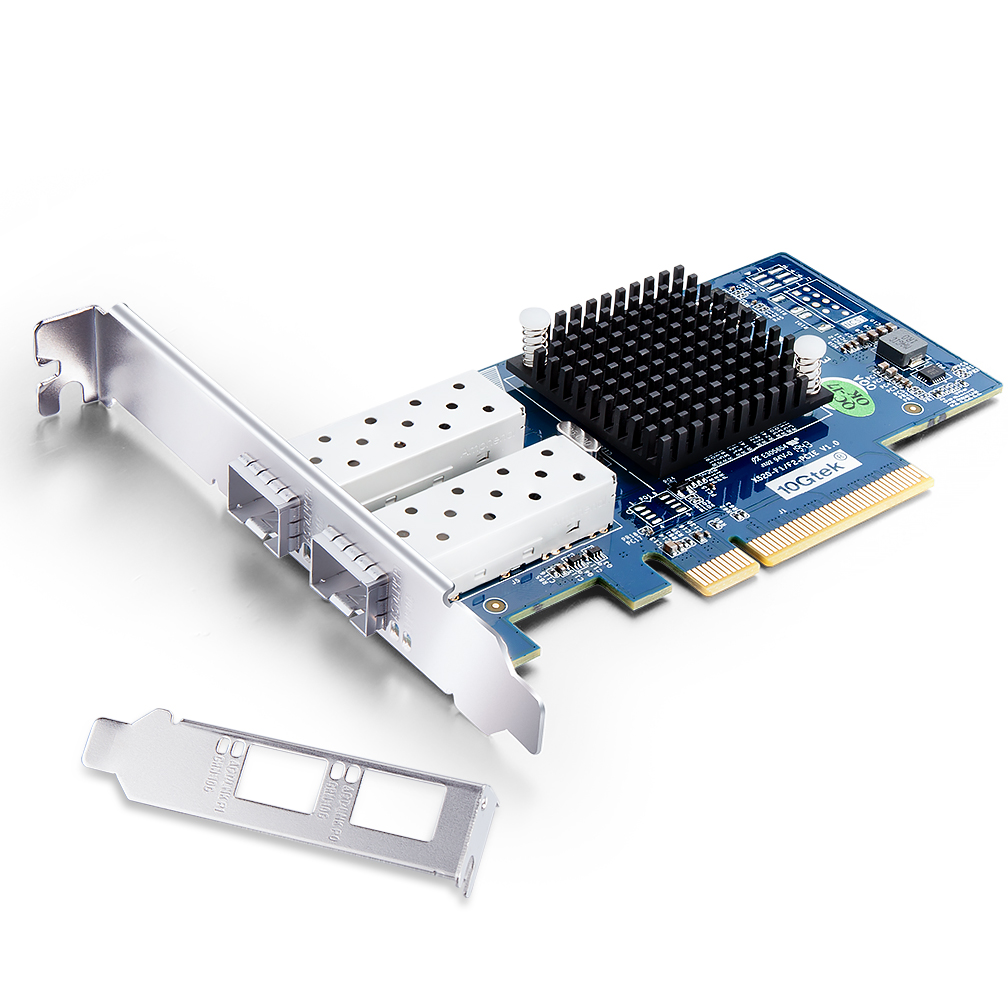 For Intel X520-DA2,10Gb PCI-E NIC Network Card, Dual SFP+ Port, PCI ...