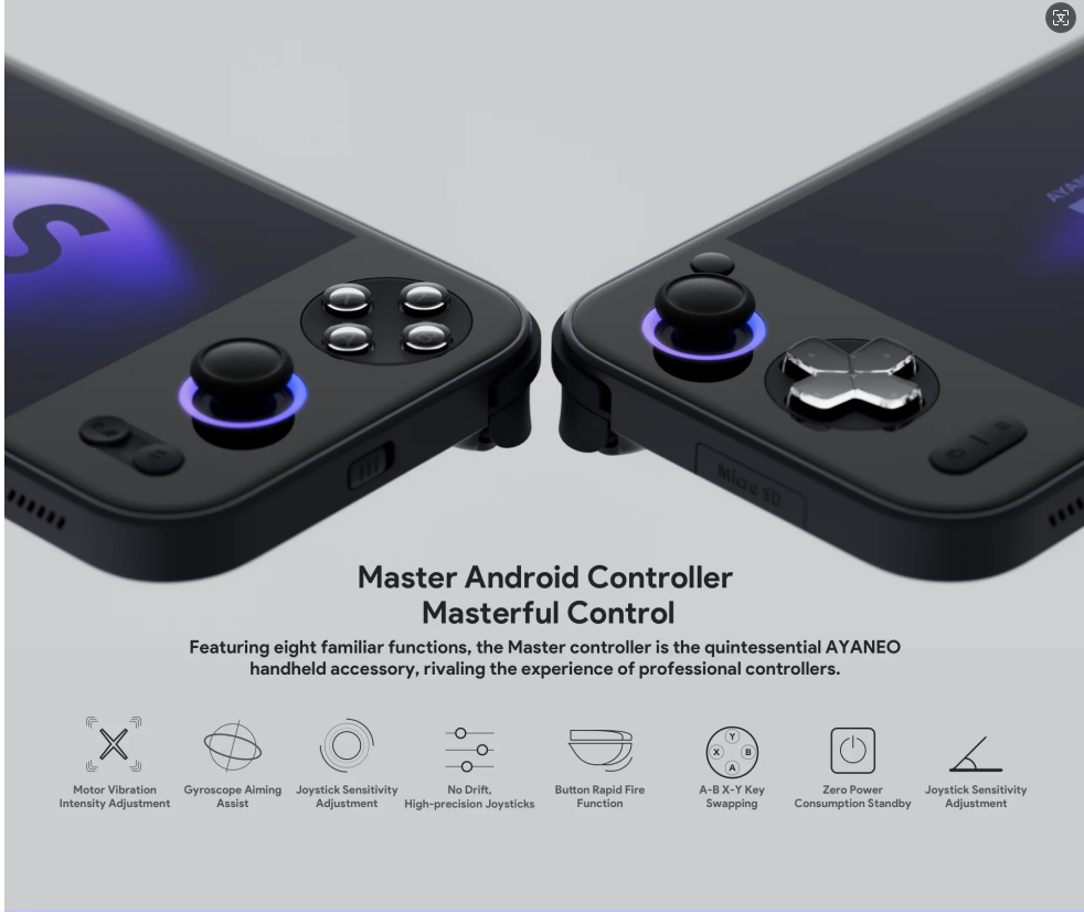 AYA NEO 6 IPS Borderless Pocket S Handheld game consoles Snapdragon G3x Gen 2 16GB LPDDR5X 1TB ...