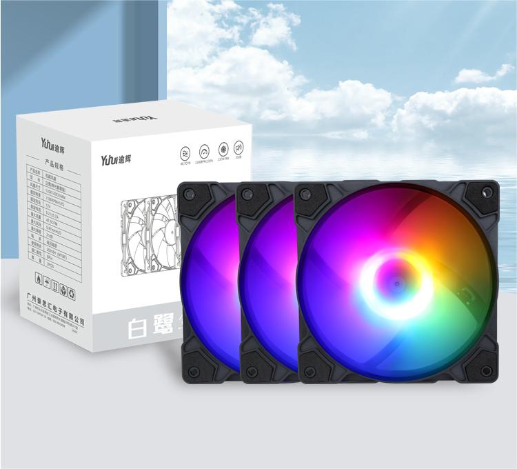 SAMA BLB 3 IN 1 ARGB PC Case Fans with IDE 5V 3Pin Fan Hub 120mm 12V 6 ...